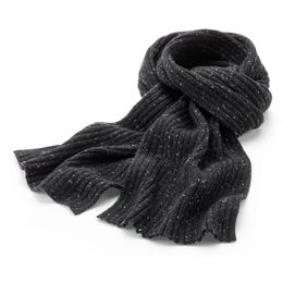 armedangels Strickschal Baumwolle-Wolle, Schwarz