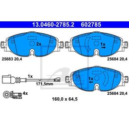 ATE Bremsensatz, Scheibenbremse Bremsensatz-Hinterachse SG00000D16 Hinterachse voll 300mm 12mm f&uuml;r SEAT Skoda VAG