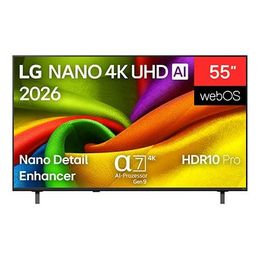 LG 55 &Prime; NANO 4K UHD AI NU80 Smart TV 2026 55NU800B6LA
