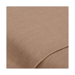 buttinette Baumwoll-Leinen-Mischgewebe "Natural", toffee