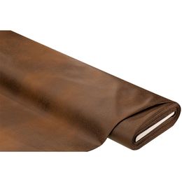 buttinette Weiches Kunstleder in Antik-Optik, kastanie