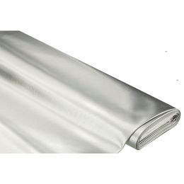 buttinette Kunstleder &bdquo;Metallic&ldquo;, silber