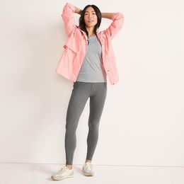 LANDS' END Starfish Leggings Mid Waist in Petite-Gr&ouml;&szlig;e, Damen, size: petite, Schwarz, Elasthan/Baumwoll-Mischung, by Lands' End