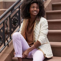 LANDS' END Wende-Steppjacke f&uuml;r Damen, Damen, size: regular, Beige, Nylon, by Lands' End