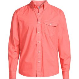 LANDS' END Langarm-Hemd aus Popeline, Classic Fit f&uuml;r Herren, Herren, size: regular, Lila, Baumwolle, by Lands' End