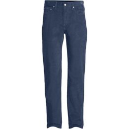 LANDS' END Classic Fit Cordhose mit Komfortbund f&uuml;r Herren, Herren, size: regular, Blau, Elasthan/Baumwoll-Mischung, by Lands' End