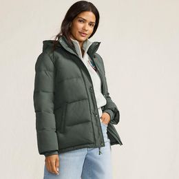 LANDS' END Wasserabweisende Daunenjacke f&uuml;r Damen, Damen, size: regular, Gr&uuml;n, Nylon, by Lands' End