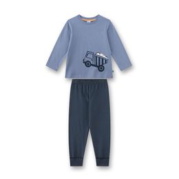 Sanetta Schlafanzug Bagger lang Kids Jungen Pyjama
