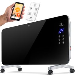 Kesser&reg; Elektro Glasheizung Konvektor Elektroheizung Heizung Heizk&ouml;rper Touch Display