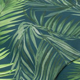 buttinette Beschichteter Canvas "Palmbl&auml;tter", dunkelgr&uuml;n-color