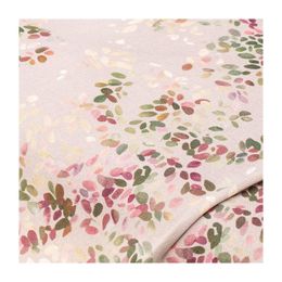 buttinette Baumwoll-Canvas "Bl&auml;tter", taupe-color