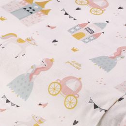 buttinette Baumwollstoff "Little Princess", natur-color