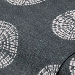 buttinette Dekostoff Mandala Maritim "Lorena", blaugrau-color