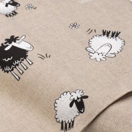 buttinette Baumwollstoff "Sch&auml;fchen", beige-color