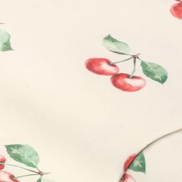buttinette Beschichteter Canvas "Kirschen", natur-color