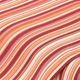 buttinette Markisenstoff Streifen "Palma", orange/rot/pink