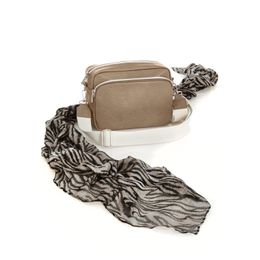 Handtasche mit Schal