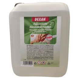 H&auml;ndedesinfektionsmittel Dexan 5 Liter Kanister