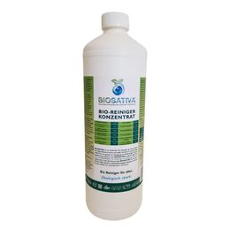 BIOSATIVA - Bio Reiniger - Konzentrat f&uuml;r bis zu 100l Fertigl&ouml;sung 1l Flasche