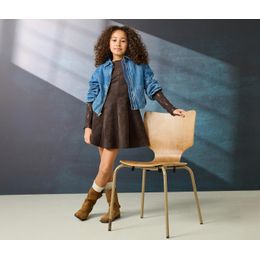 Tchibo - Only Girls Yukon Bomer Jeansjacke - Gr. 128 - dunkelblau