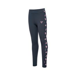 Hummel&reg; &raquo;Hmljr AOP Gym Tights&laquo; - M&auml;dchen - Gr. 164 - dunkelblau