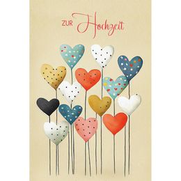 Geldgeschenkkarte - Zur Hochzeit (6 St&uuml;ck)
