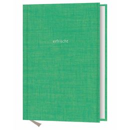 Notizbuch &laquo;erfrischt&raquo;