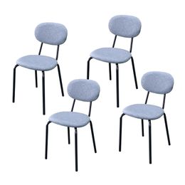 HTI-Living Stuhl Anella Grau 4er-Set