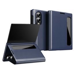 Wigento Handyh&uuml;lle Smart View Fenster f&uuml;r Samsung Galaxy Z Fold8 5G mit Wake UP Funktion