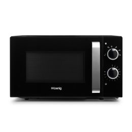 H.Koenig VIO8 Mikrowelle / 20L / Compact Design / Leistungsstark / 700 W / Drehteller 24,5cm / 5 Heizstufen und Auftaufunktion / Timer bis 30 min