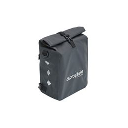 Prophete Seitenpacktasche/Rucksack, 100 % wasserdicht, reflektierende Elemente, mit Tragegriff, Volumen: 20 Liter, Farbe: grau