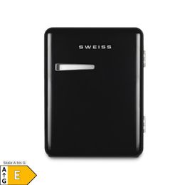 SWEISS Retro-Minik&uuml;hlschrank 31 L WEISS9 &ndash; Schwarz