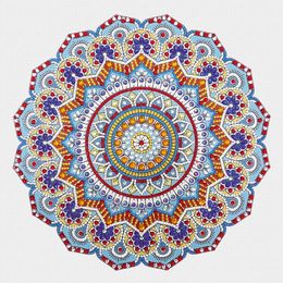 URSUS Diamond Painting "Mandala blau"