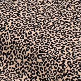 buttinette Baumwoll-Jersey "Leo" mit Elasthan, braun-color