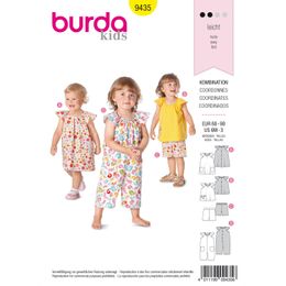 Burda Schnitt 9435 "Sommer-Kombination" f&uuml;r Kleinkinder