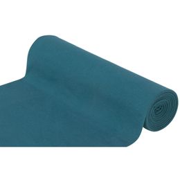 buttinette Glatter B&uuml;ndchenstoff "Comfort", petrol