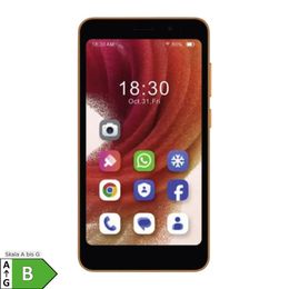 AGM Note N2 3GB + 32GB, Modell 2026, Orange Smartphone (4,96 Zoll, 5 MP, 3.000-mAh-Akku, Gesichtserkennung)