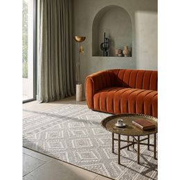 KADIMA DESIGN Flachgewebe-Teppich Pflegeleicht Beige 300x400 cm - ESERA Kadima