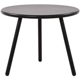 CLP Couchtisch Berea I Runder Loungetisch f&uuml;r drau&szlig;en und drinnen I Gartentisch wetterfest und UV-best&auml;ndig I Outdoor Beistelltisch