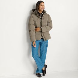 LANDS' END Wasserabweisende Steppjacke f&uuml;r Damen, Damen, size: regular, Beige, Polyester, by Lands' End