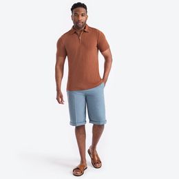 LANDS' END Bermuda-Shorts f&uuml;r Herren, Herren, size: regular, Blau, Baumwolle, by Lands' End