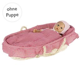 Puppentragekorb mit Bettzeug