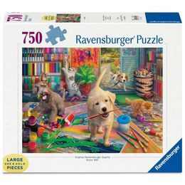RAVENSBURGER VERLAG Erwachsenenpuzzle &raquo;Tierische K&uuml;nstler&laquo;