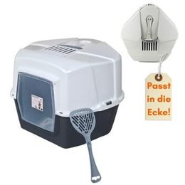 GarPet Eck Katzenklo XXL Eck Katzentoilette