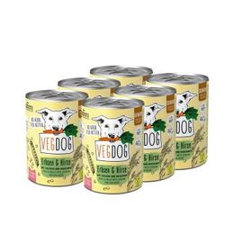 VEGDOG Nassfutter Senior Erbsen & Hirse Vorteilspack 6x400 g