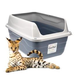 GarPet Katzenklo XXL mit hohem Rand Katzen WC