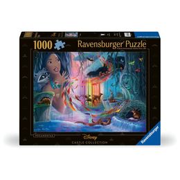 RAVENSBURGER VERLAG Erwachsenenpuzzle 1000 Teile - Disney Prinzessinnen - Disney Castle: Pocahontas