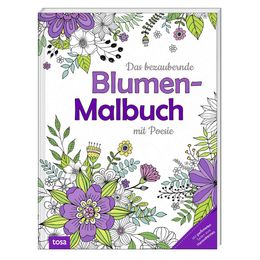 Das bezaubernde Blumen-Malbuch