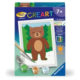 RAVENSBURGER VERLAG CreArt, Malen nach Zahlen Kinder - Kleiner B&auml;r