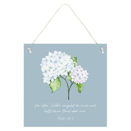 Deko-Schild &raquo;Hortensie&laquo;